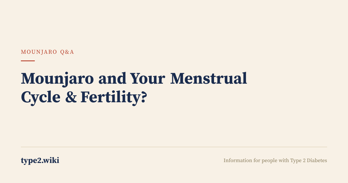 Mounjaro And Menstrual Cycle